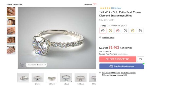 The Making of A James Allen Engagement Ring